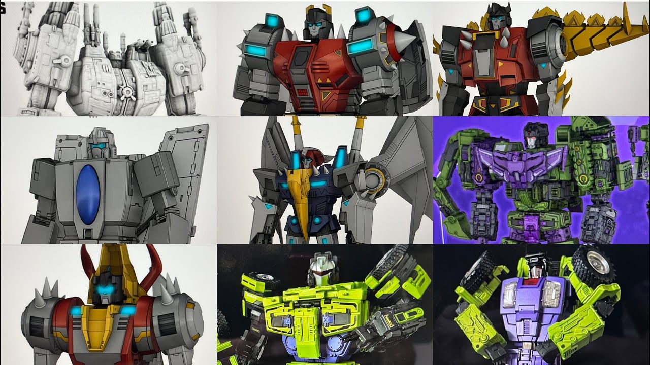 New transformers Mp devastator & broadside images Dinobot combiner ...