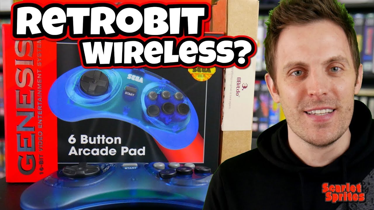 Retro-Bit Genesis Controller: Wireless w/ 8BitDo DIY Kit? - YouTube