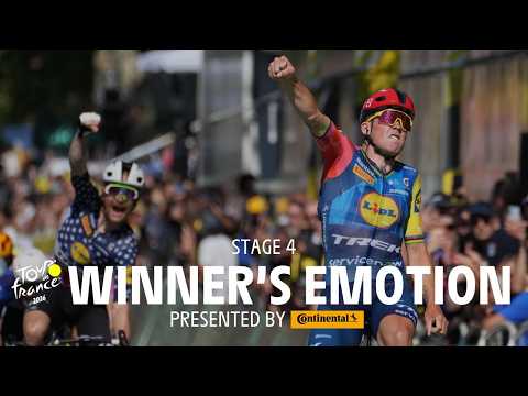Tour de France 2026 - Stage 4 Winner's emotion