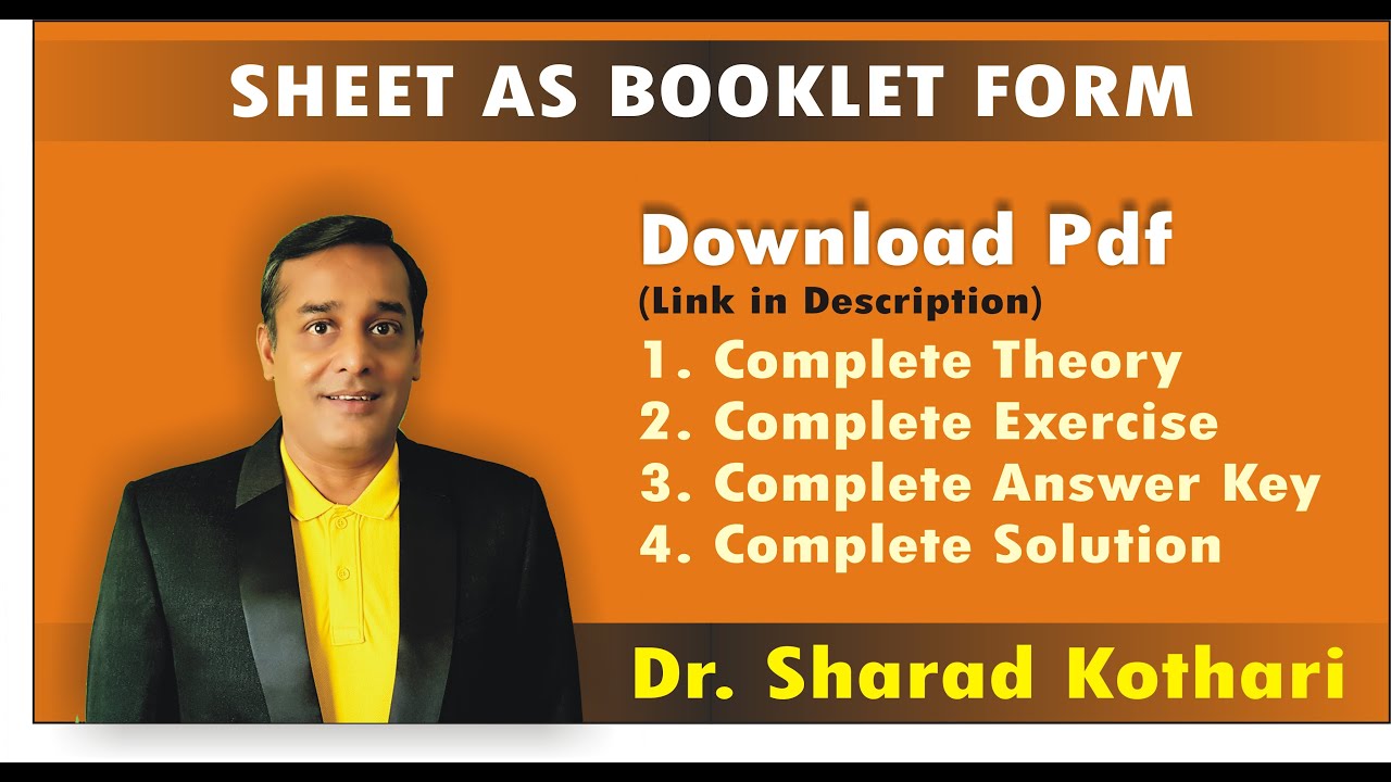 Sheet as Booklet form - YouTube