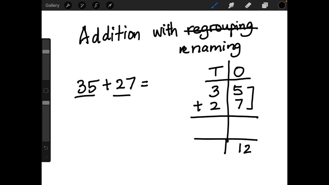 How to teach Addition with Renaming - YouTube