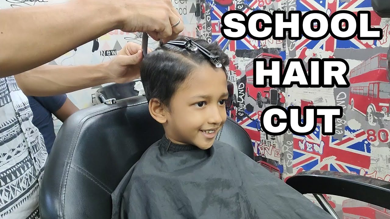 Step-by-Step School Haircut Tutorial | Easy & Safe - YouTube