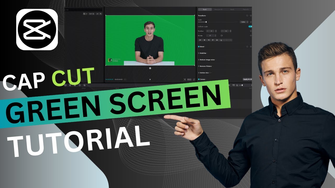How to Remove Green Screen on CapCut - YouTube