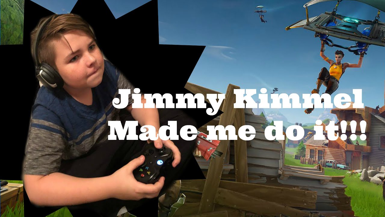 Jimmy Kimmel Fortnite challenge! - YouTube