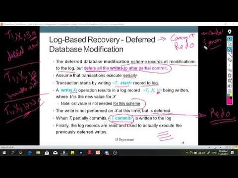 Db2 chapter Recovery deffered immidiate update18 29 - YouTube