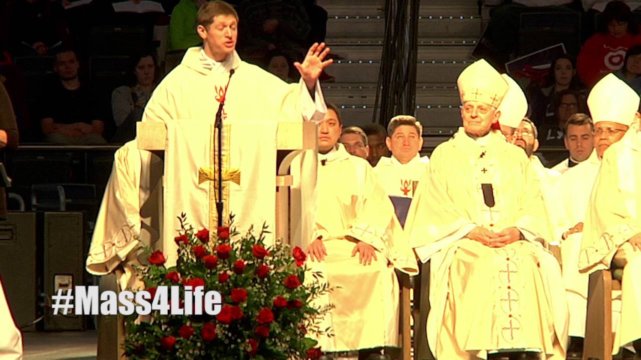 Youth Rally and Mass for Life Homily | Fr. Chris Seith Verizon Center - YouTube
