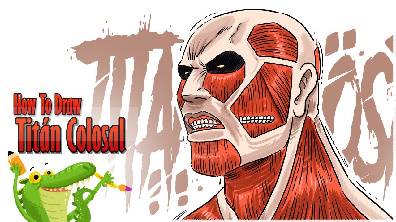 how to draw The Colossal Titan | Attack on Titan - YouTube