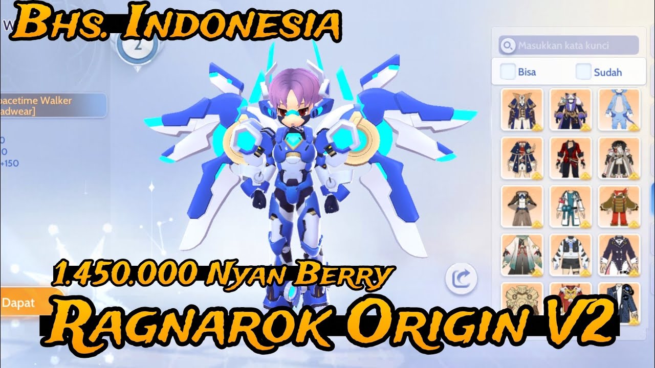 Ragnarok Origin V2 Bhs.Indonesia - Free 1,45M Nyan Berry + Material ...