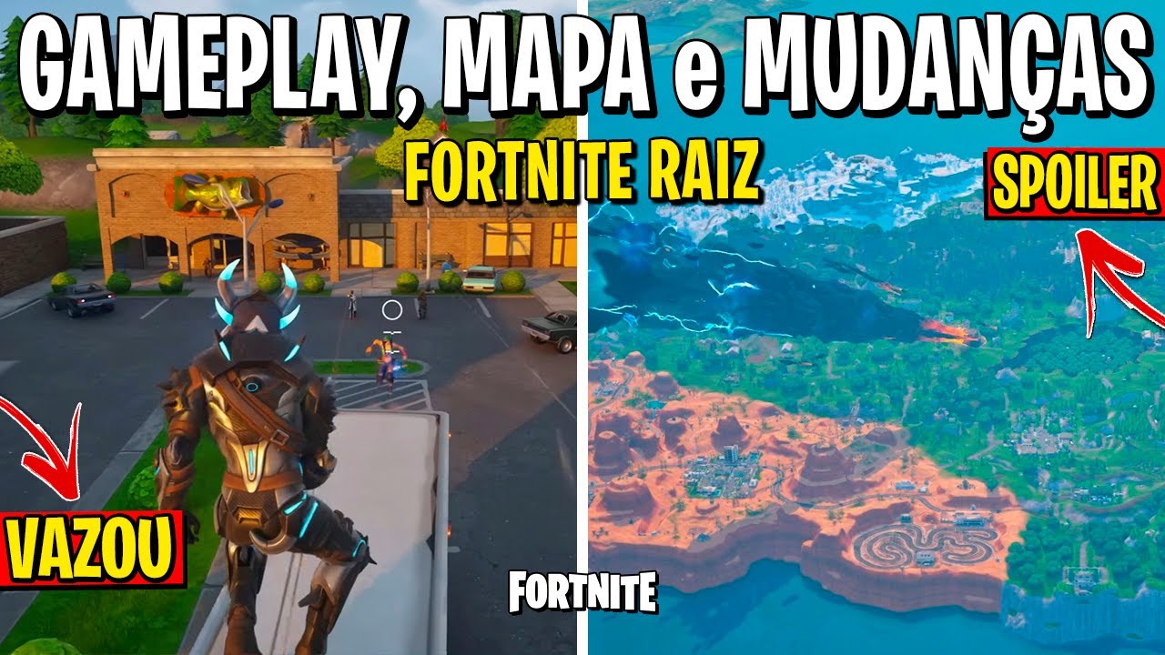 VAZOU TUDO! TRAILER COMPLETO FORTNITE RAIZ (MAPA, ARMAS e PASSE DE ...