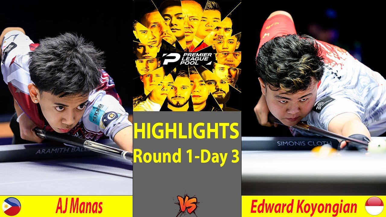 HIGHLIGHTS | AJ Manas vs Edward Koyongian | Premier League Pool 2025 ...
