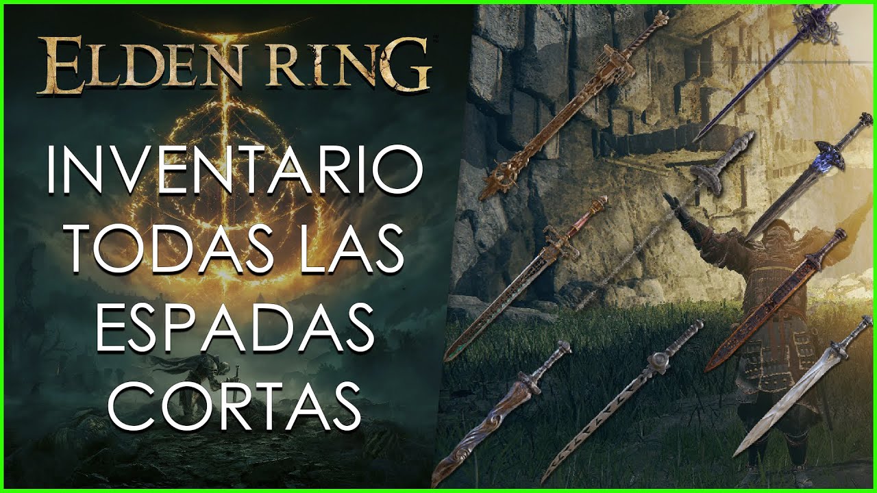 Guía Completa de Todas las Espadas Cortas en Elden Ring - YouTube