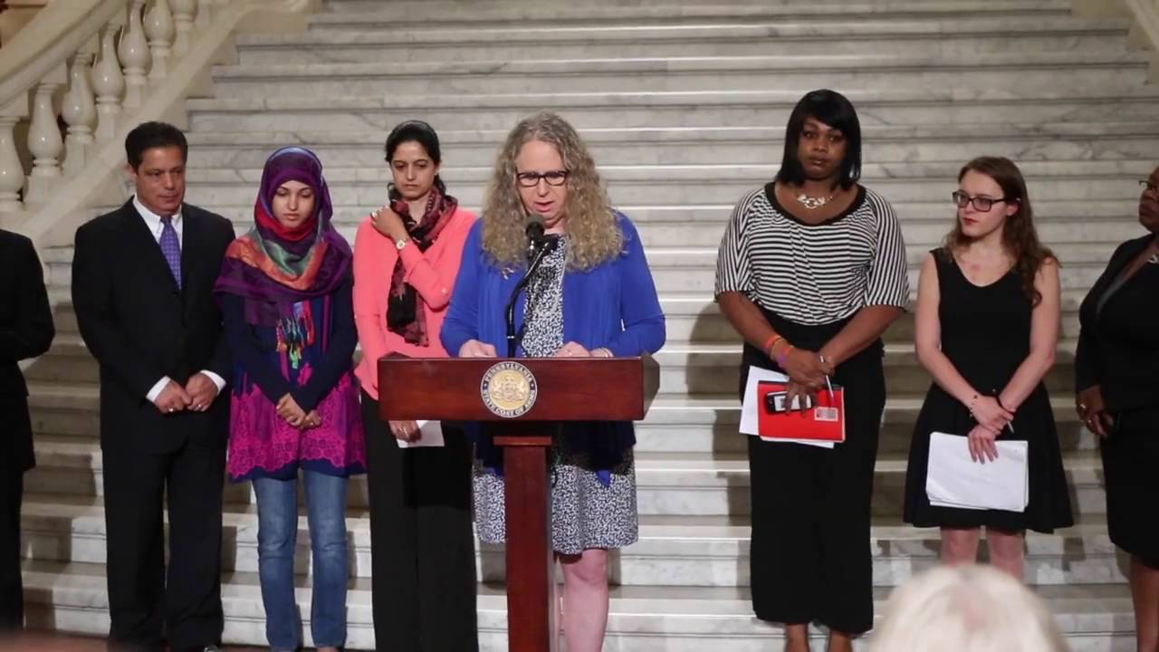 LGBT leaders from across Pennsylvania address discrimination - YouTube