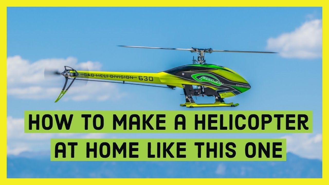How to make a Helicopter at Home Like A Pro - YouTube
