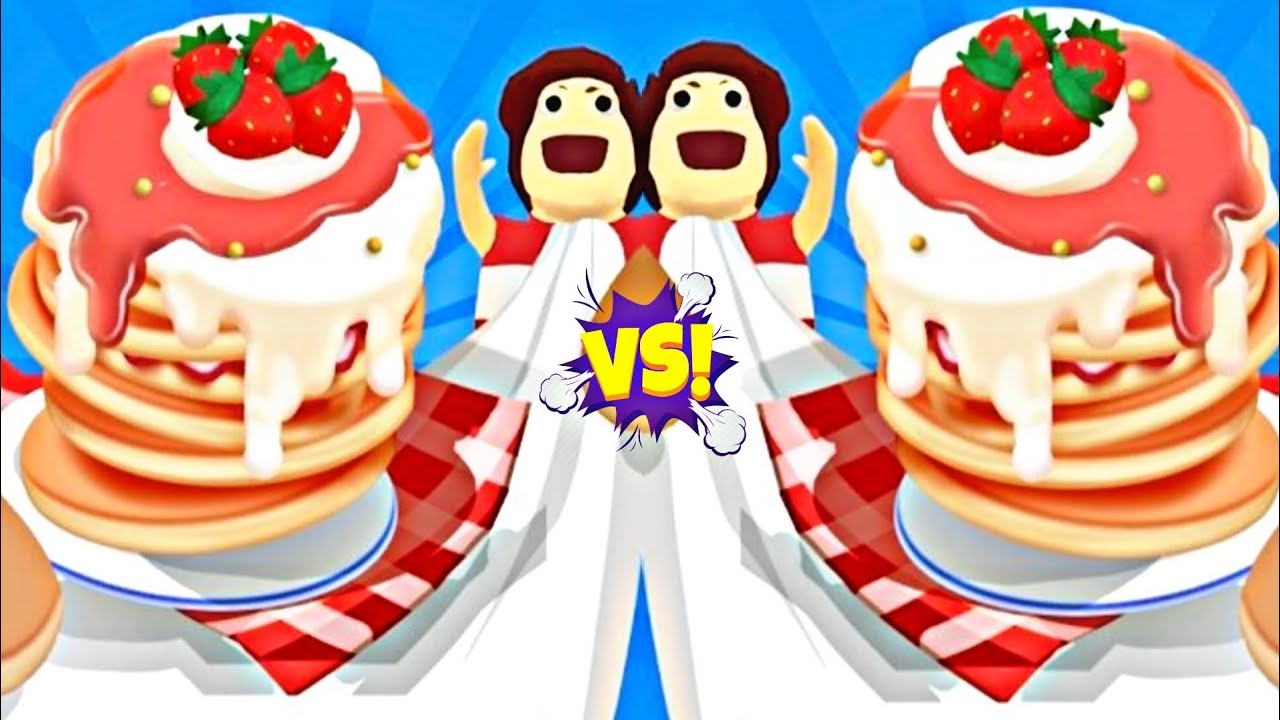 Pancake Run Vs Pancake Run | Double Attack - All Level Gameplay Android ...