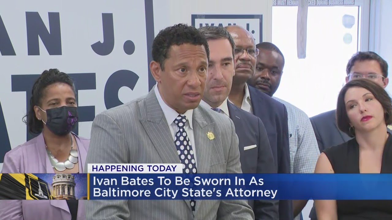 Inaugural ceremonies for Baltimore States Attorney Ivan Bates, AG ...