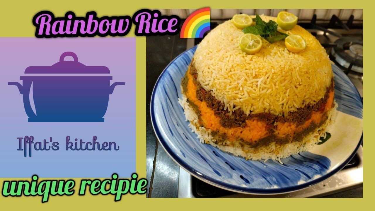 A Unique Rainbow Rice Recipie - YouTube