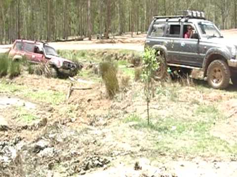 Grimlock pulling little brad out of pig pen mud hole - YouTube