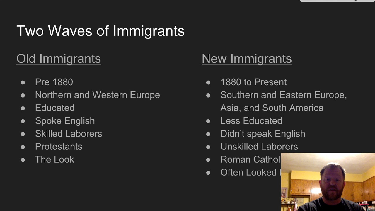 The Gilded Age: Immigrants and Cities - YouTube