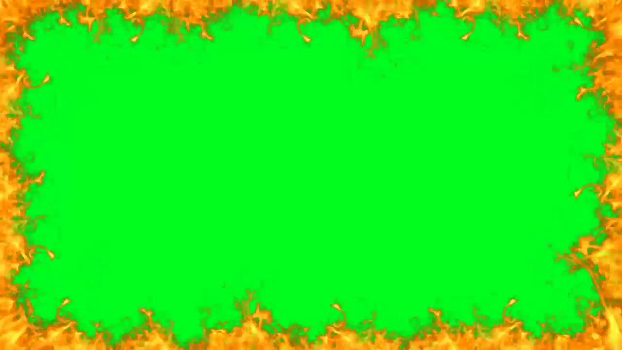 Fire border green screen/Best fire border - YouTube