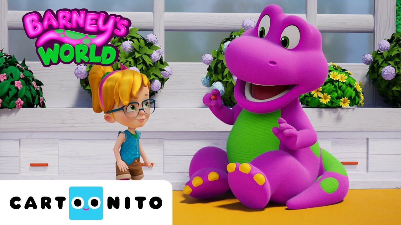 Funny Strawberry Adventure 🍓 | Barney's World | Cartoonito | Cartoons ...