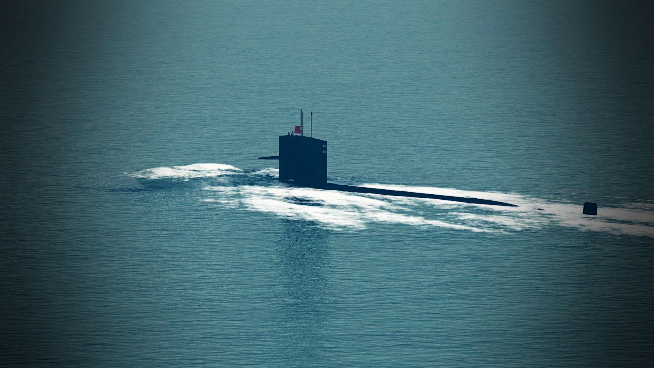 中國海軍 093型 商級核動力攻擊潛艇 剪輯 China Navy Type 093 Shang class nuclear-powered ...