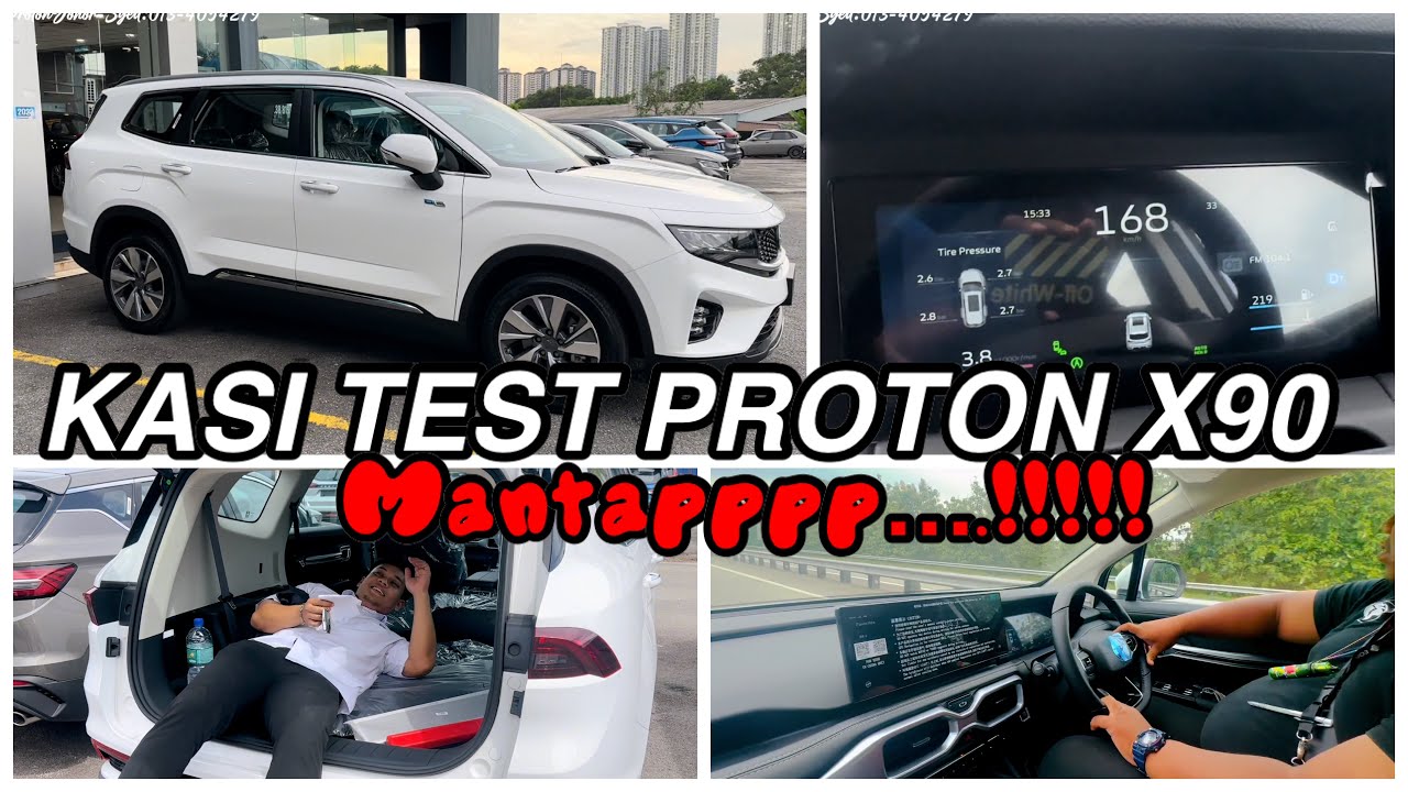 KASI TEST PROTON X90 EXECUTIVE WHITE PUTIH BERSERI - YouTube