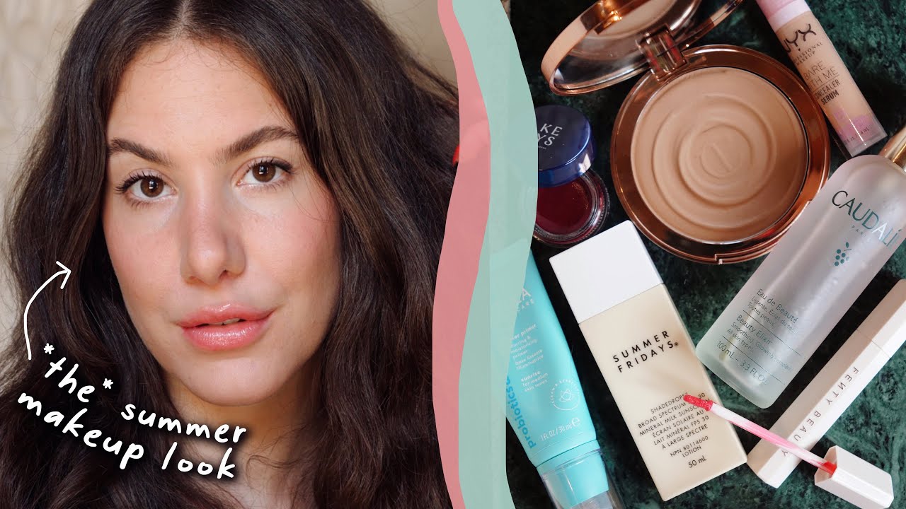 *the* everyday clean makeup look for summer (no foundation!) - YouTube