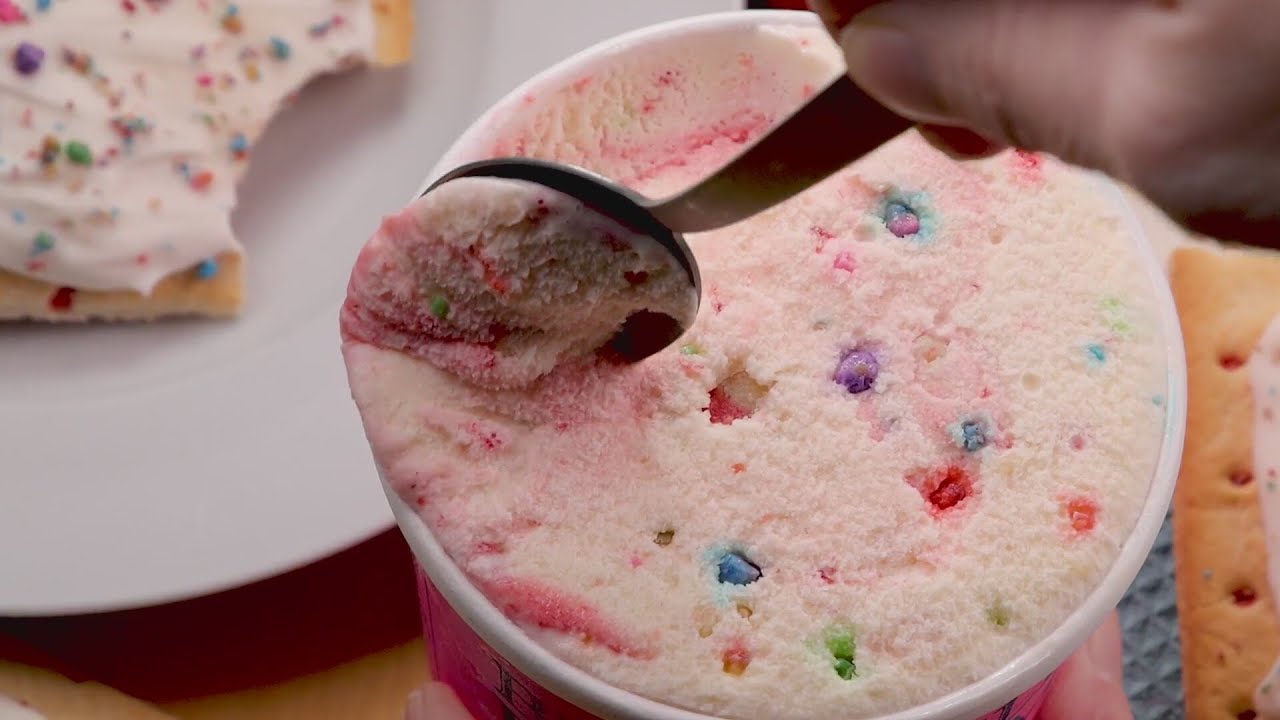 Blue Bell Ice Cream introduces "Strawberry Toaster Pastry" - YouTube