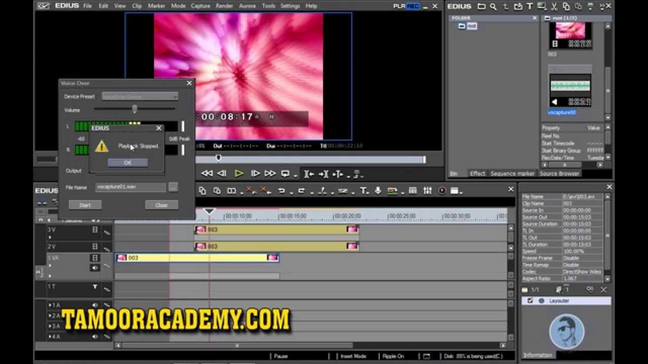 How to use capture and render menu in edius urdu tutorial - YouTube