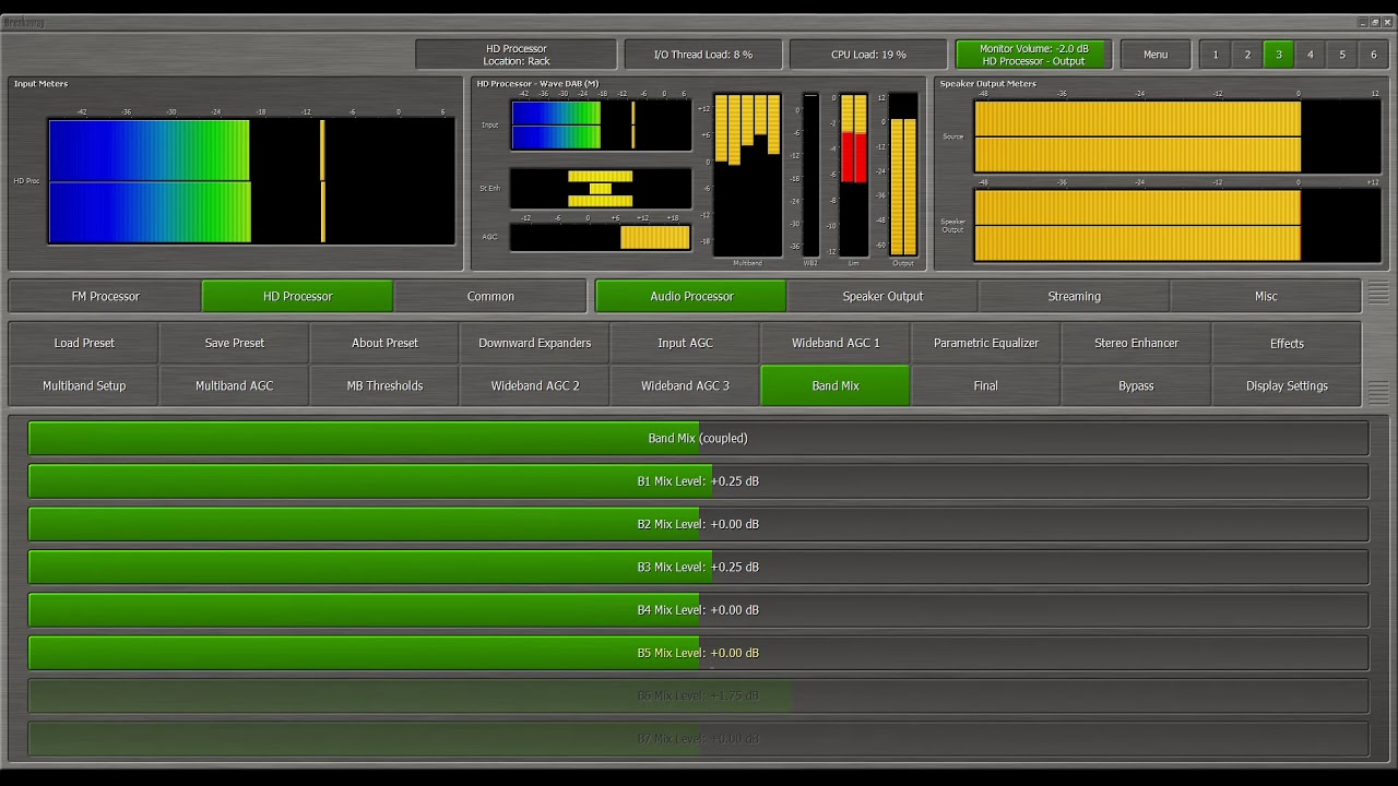 BreakawayOne Broadcast processor TEST - YouTube