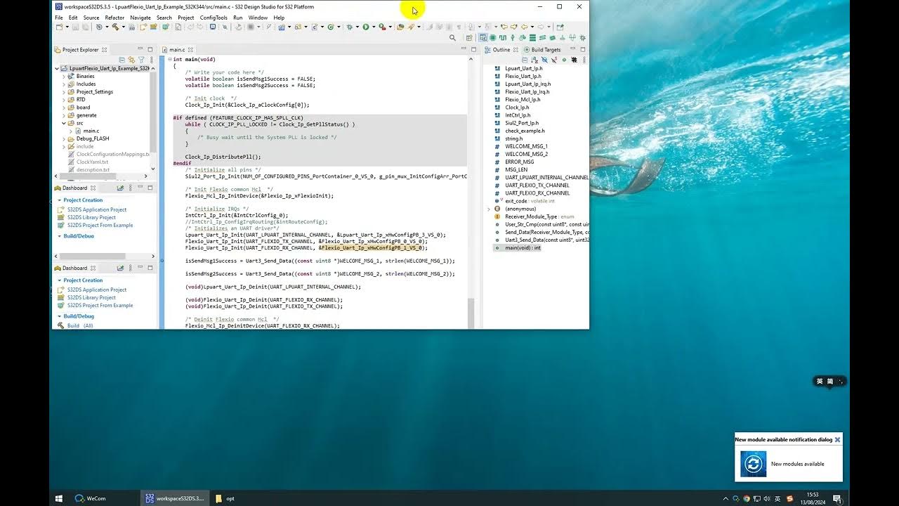 [S32K344] Debug UART example on Windows OS - YouTube
