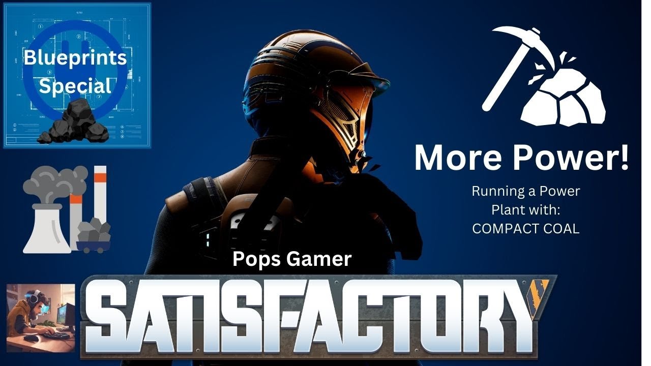 Satisfactory - Compact Coal Blueprint - More Power for your Coal ...