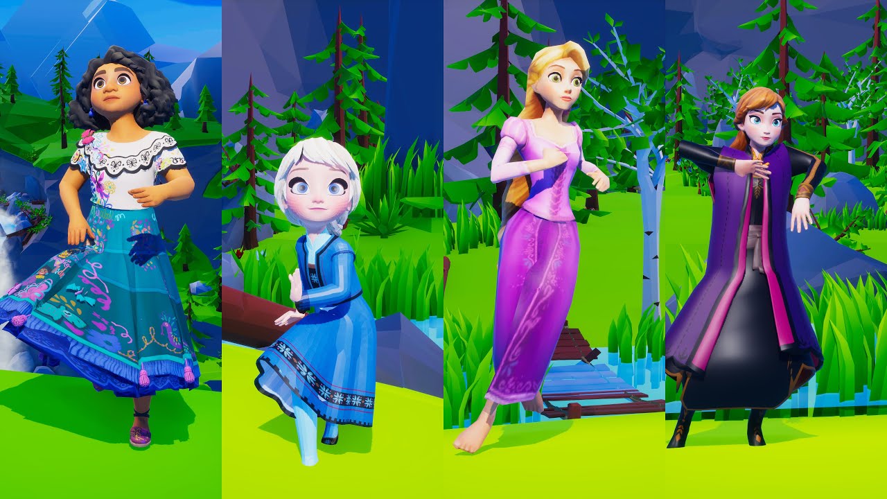 Battle of the Arcade Dance Queens: Mirabel el Canto Vs Elsa Let It Go ...