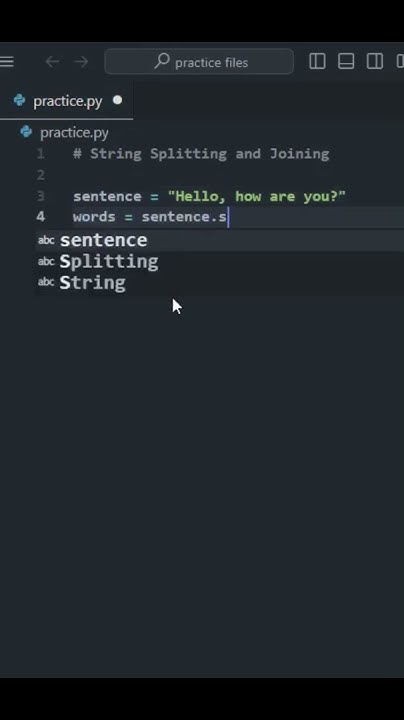 String Splitting | #python #pythonprogramming#coding#learnpython #pythonforbeginners - YouTube