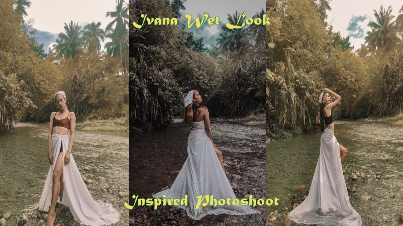 IVANA ALAWI WET LOOK INSPIRED PHOTOSHOOT. - YouTube