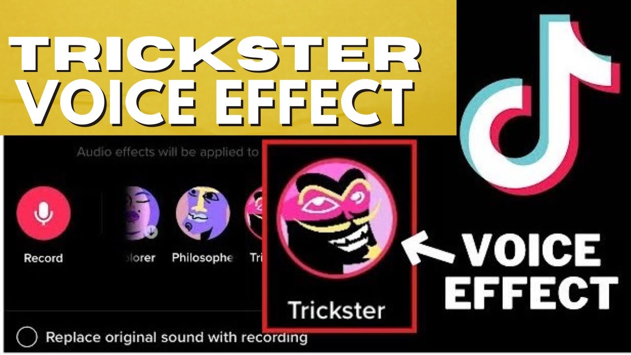 HOW to do the tiktok TRICKSTER voice effect - YouTube