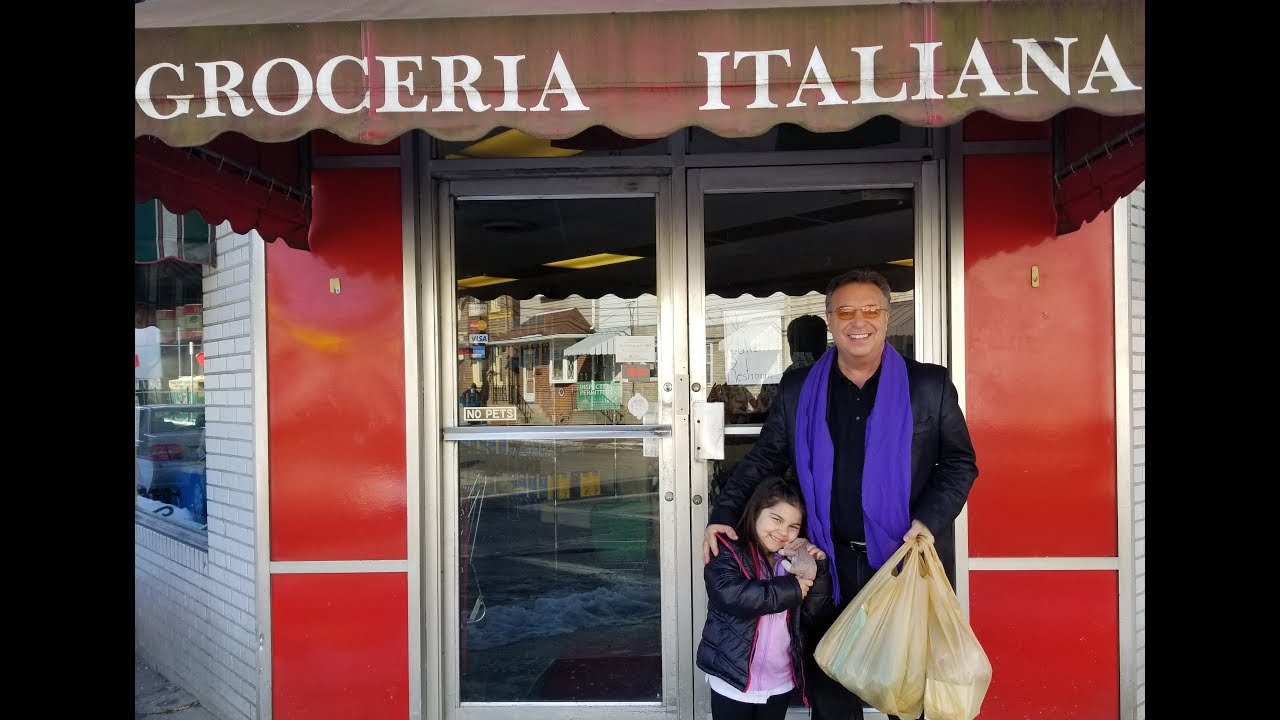 Shopping With Papa at Groceria Italiana! - YouTube