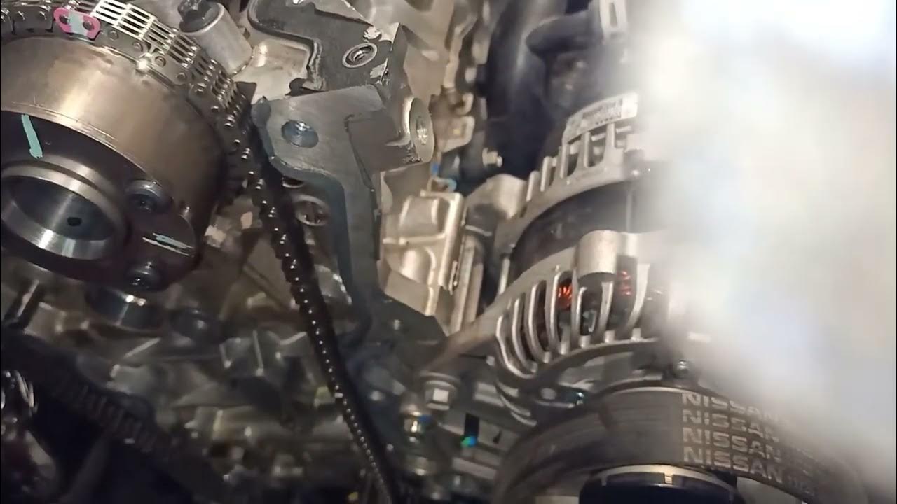 how to set timing chain (Nissan Almera) watch this video - YouTube