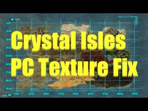 ARK: Survival Evolved - Crystal Isles Map Texture Bug Fix - YouTube