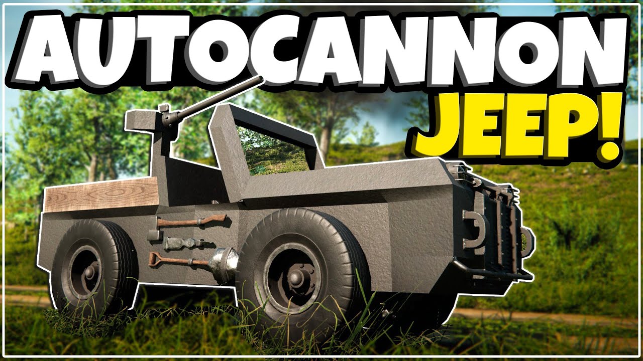 I Built A JEEP With An ANTI TANK AUTOCANNON In Sprocket! - YouTube