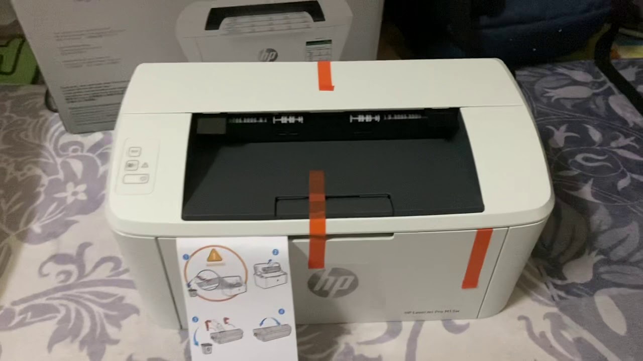 Unboxing HP Laserjet Pro M15w - YouTube