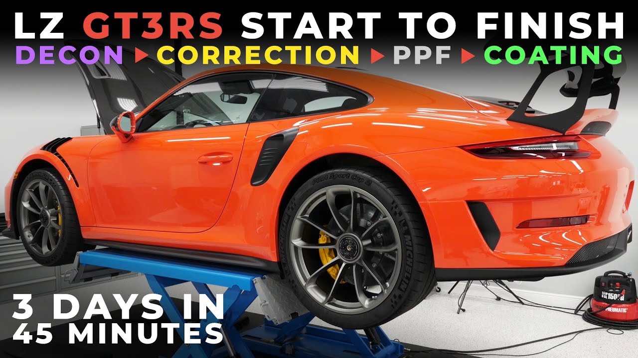 3 Day Adam LZ GT3RS Detail: Start To Finish - YouTube