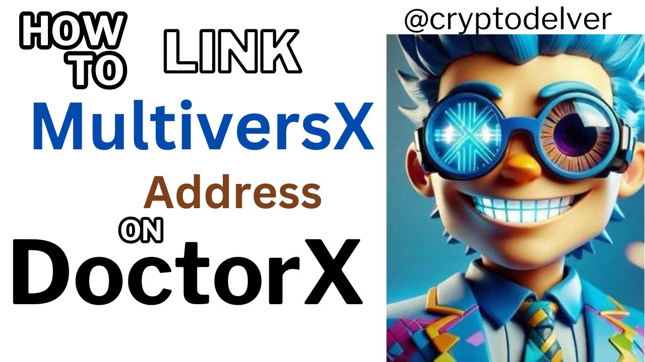 DoctorX DRX airdrop distribution - Linking MultiversX address from xPortal wallet - YouTube