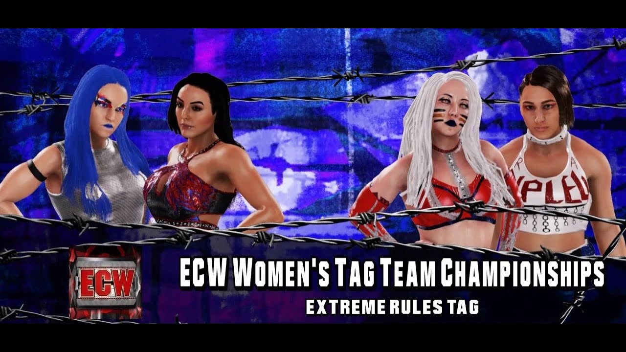 Iconic Club vs. Fabulous Bosses for the ECW Women’s Tag Team ...