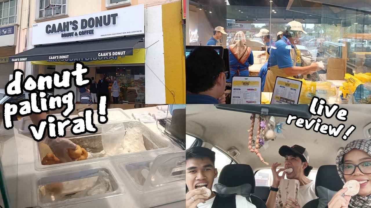 Review Jujur CAAH'S DONUT || DONUT SUSU PALING VIRAL DI MALAYSIA ...