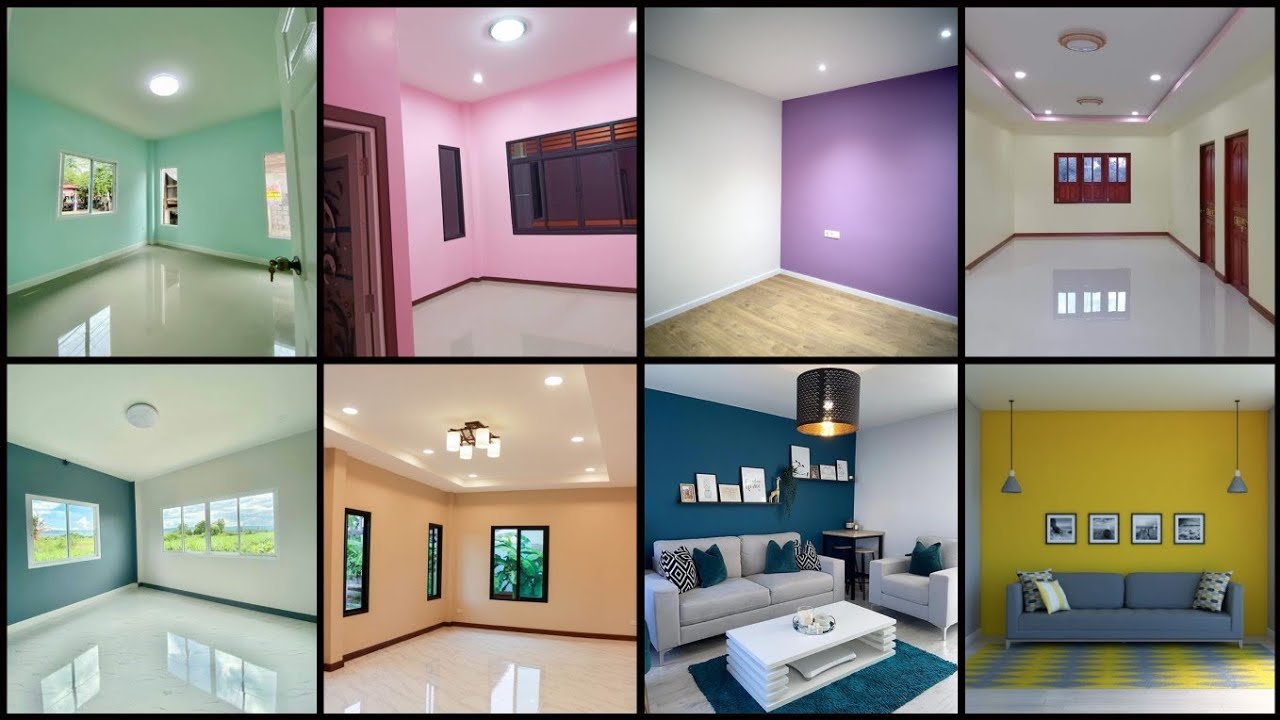 Beautiful Wall Colour Combination ideas for Living room || Living Room ...