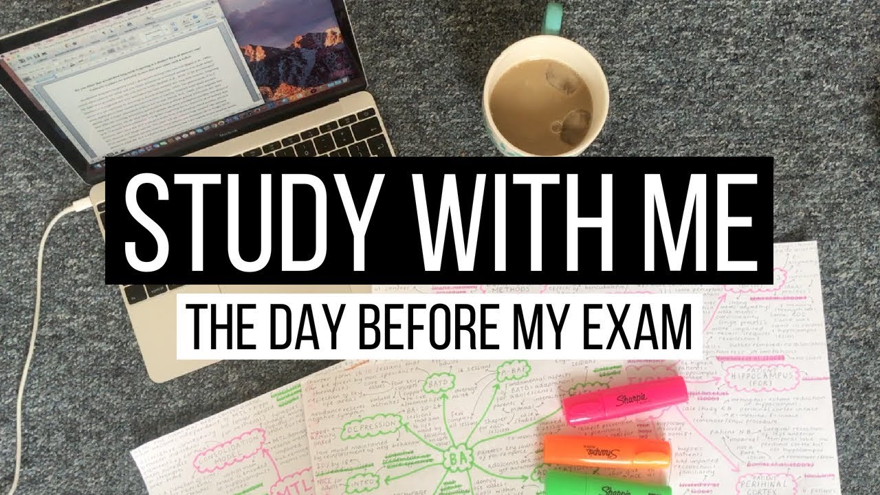 STUDY WITH ME (the day before my exam) // University of Exeter - YouTube