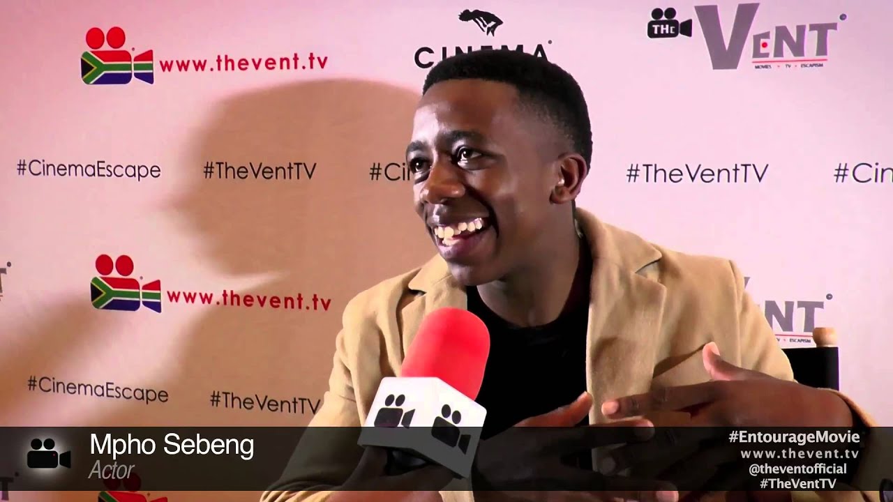 Entourage Pre-Release Screening - Pre-Movie Interview with Mpho Sebeng ...