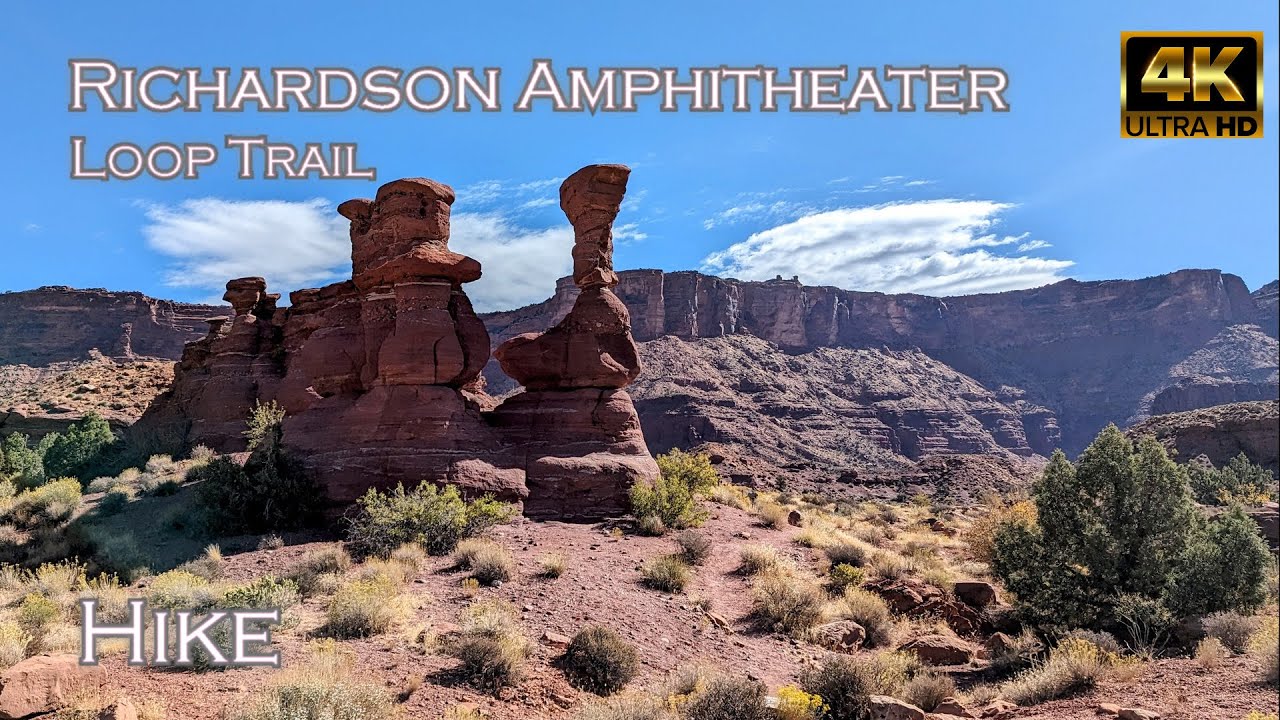Richardson Amphitheater Loop Trail - Moab Ut - Hike - YouTube