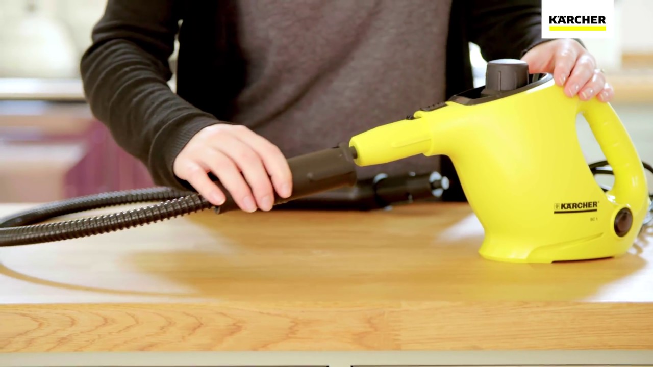 Kärcher SC1 Steam Cleaner - YouTube